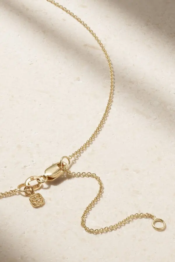 SYDNEY EVAN Peace Heart Xl Diamond Necklace