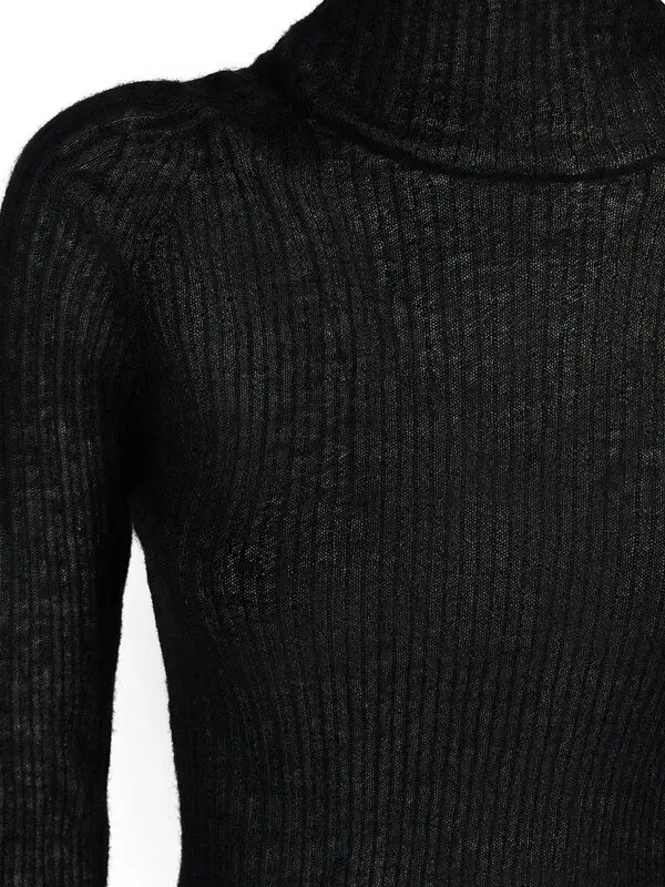 Saint Laurent Mohair Blend Turtleneck Sweater