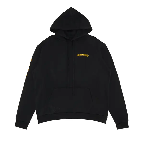 Chrome Hearts Plus Logo Hoodie /yellow - Black