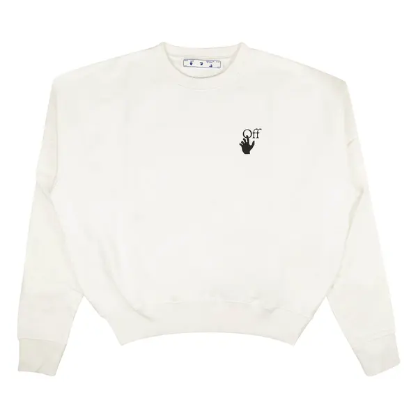 Off-White Bubble Arrow Over Crewneck - White