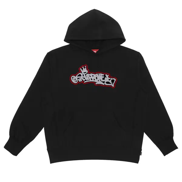 Supreme Handstyle Hooded Sweatshirt - Black
