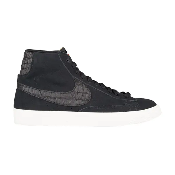 Nike Blazer Mid Premium Vintage Sneakers - Black