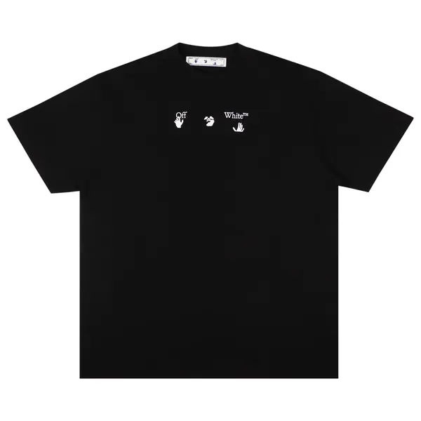 Off-White Peace Worldwide Short-sleeve Over Tee /green - Black