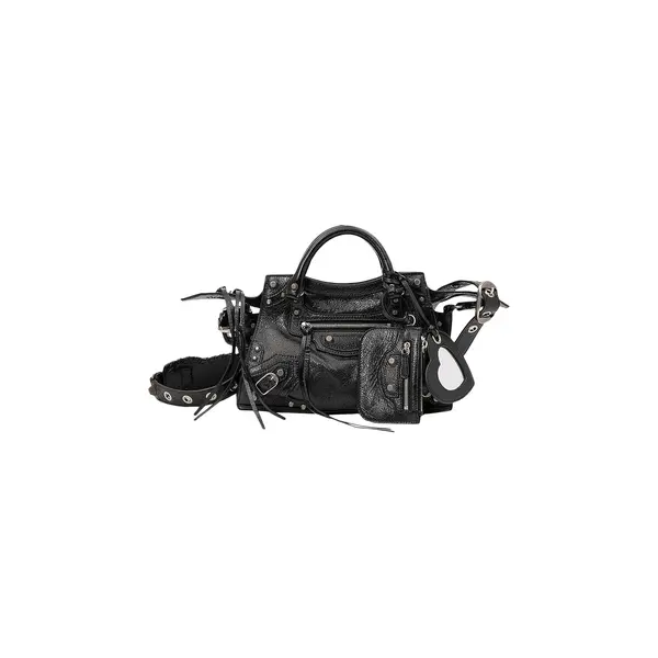 Balenciaga Neo Cagole Xs Handbag - Black