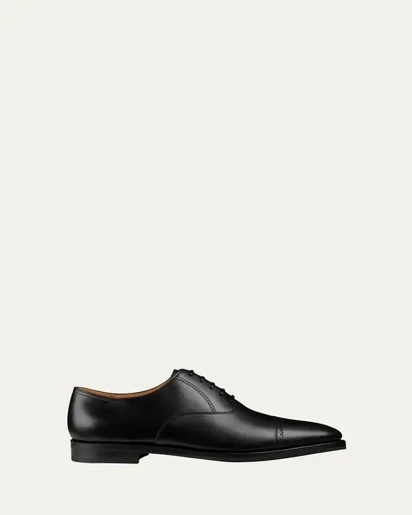 John Lobb Bristol Leather Oxford Loafers