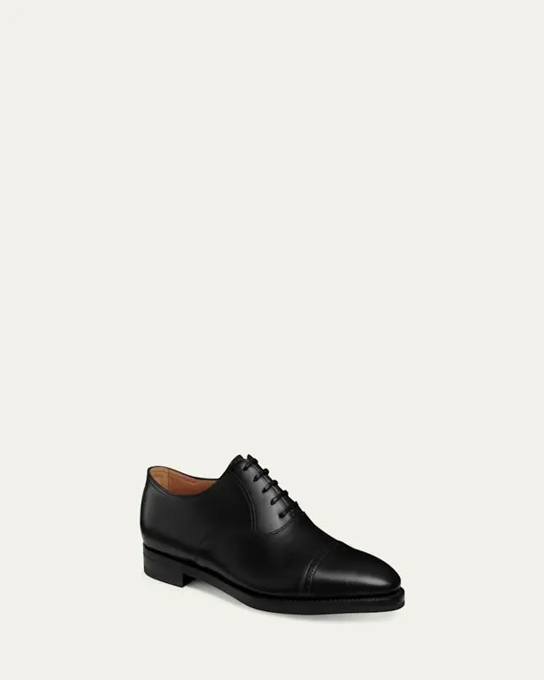 John Lobb Bristol Leather Oxford Loafers