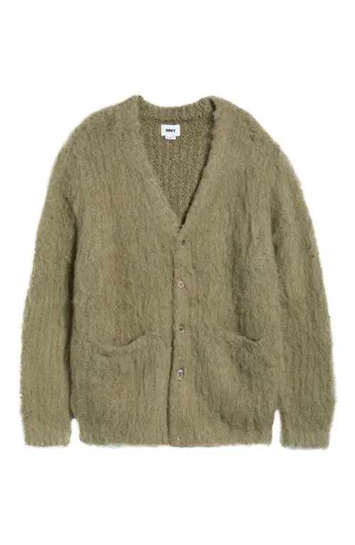 Obey Patron Cardigan - Tea Leaf