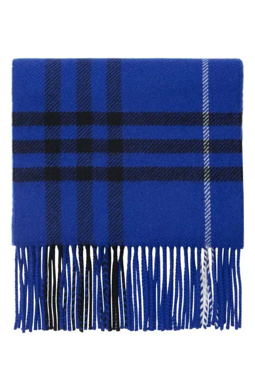 Burberry Tartan Wool & Cashmere Scarf