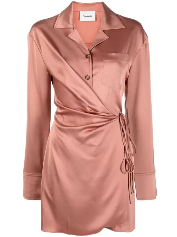 Nanushka Xaviera Slip Mini Dress