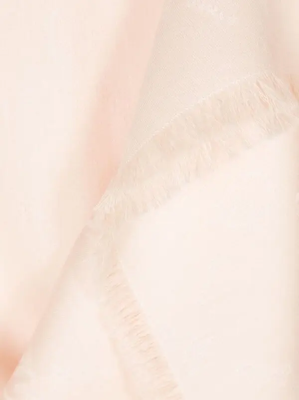 Pinko Fringed-edge Rectangular Scarf - Pink