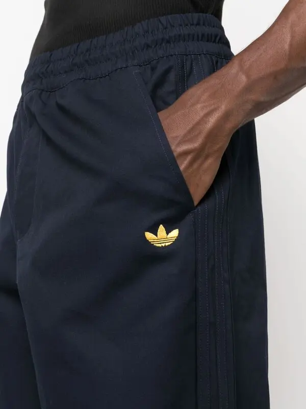 Adidas Logo-ebroidered Cotton Track Pants