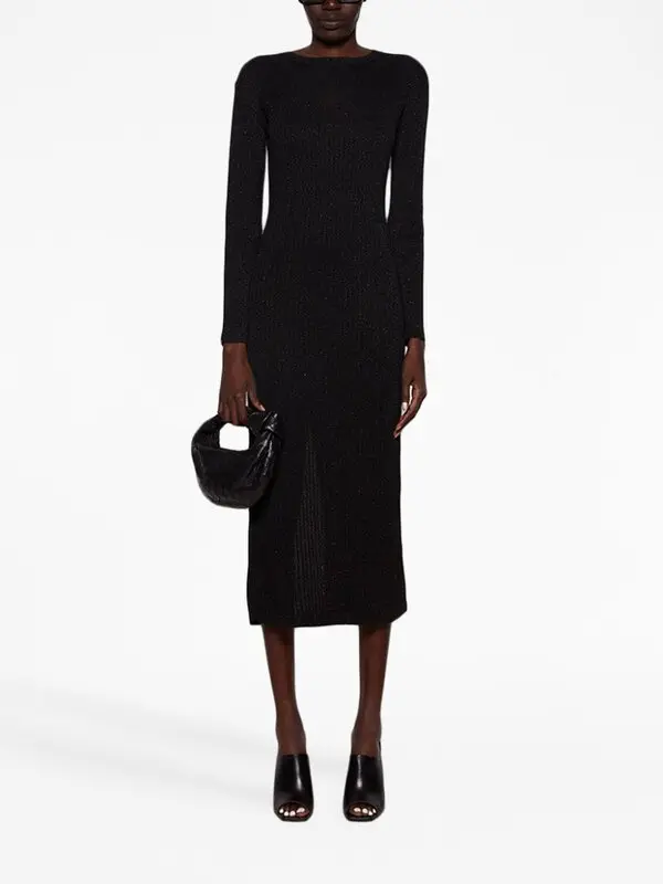 Alexandra Golovanoff Ribbed Maxi Dress