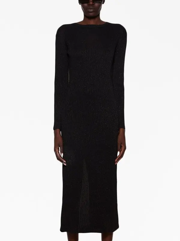 Alexandra Golovanoff Ribbed Maxi Dress