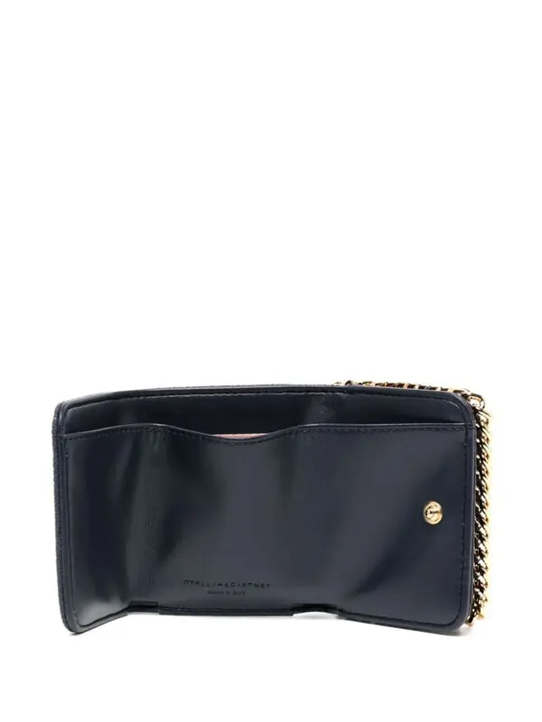 Stella McCartney Chain-link Detailing Leather Wallet