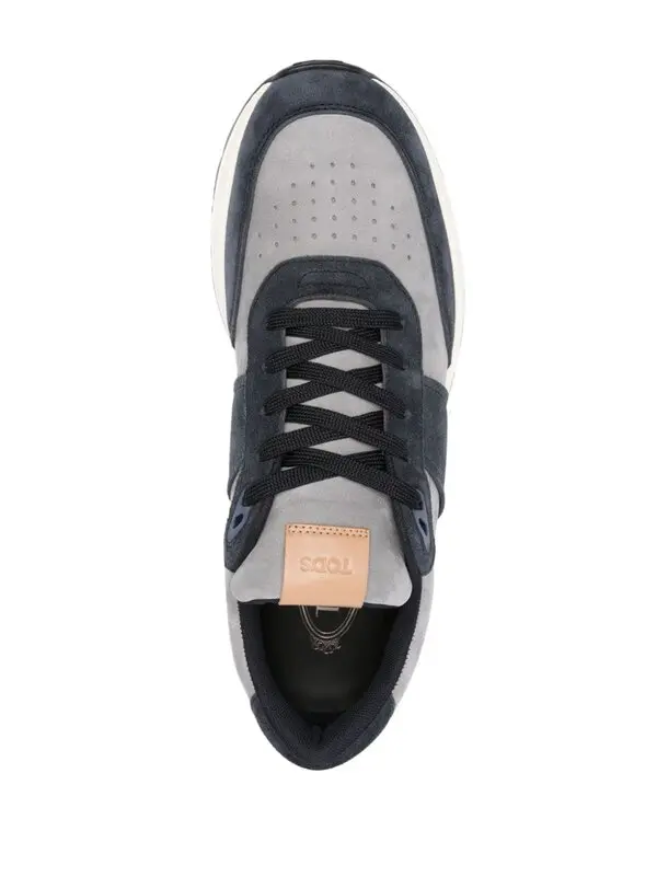 TOD'S Panelled Low-top Sneakers - Blue