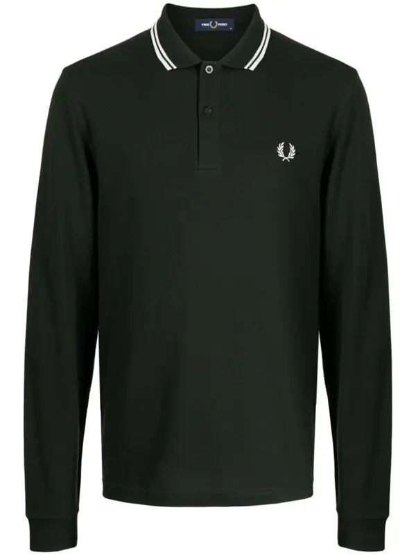 Fred Perry Long-sleeve Polo Shirt - Green