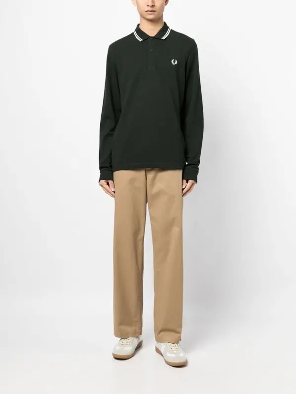 Fred Perry Long-sleeve Polo Shirt - Green