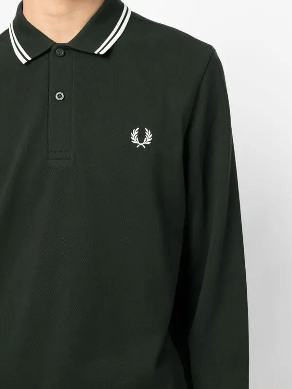Fred Perry Long-sleeve Polo Shirt - Green