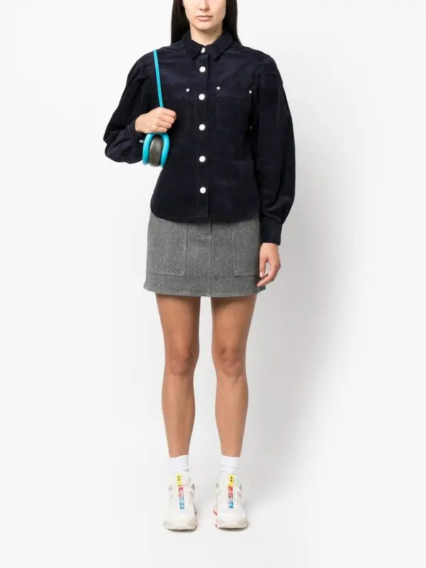MARANT ETOILE Renata Corduroy Shirt - Blue