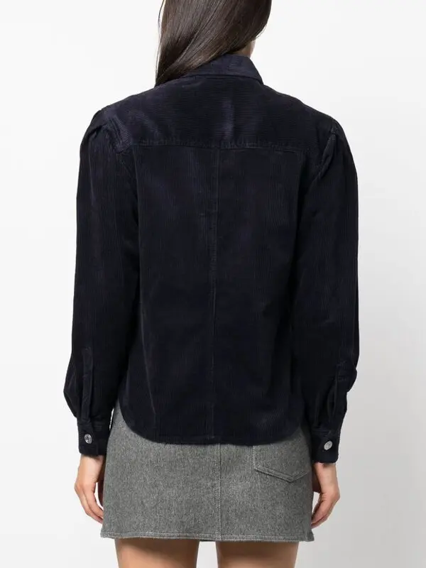 MARANT ETOILE Renata Corduroy Shirt - Blue