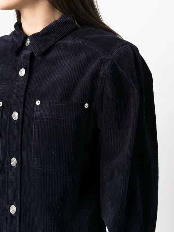 MARANT ETOILE Renata Corduroy Shirt - Blue