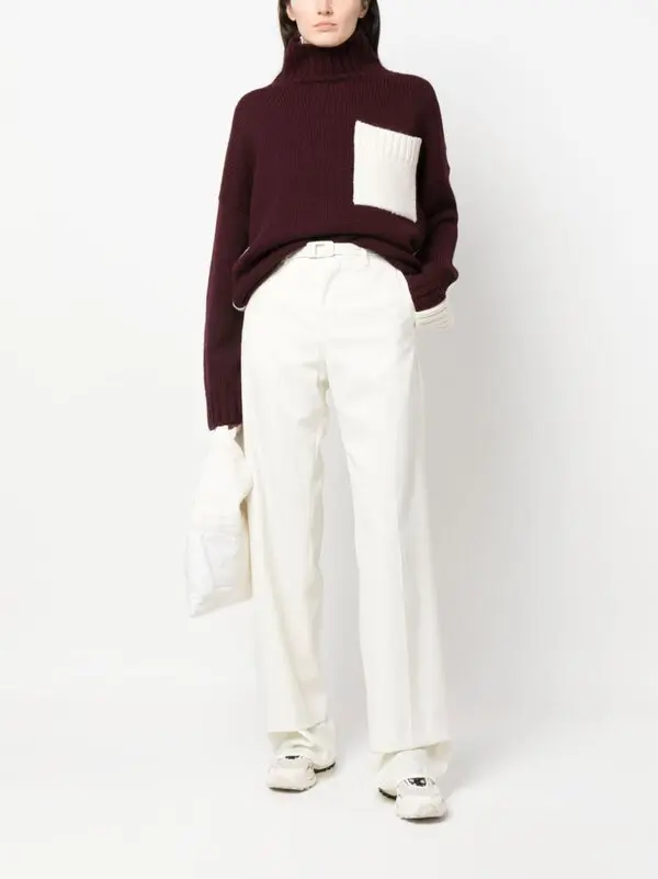 MAISON MARGIELA High-waisted Flared Trousers