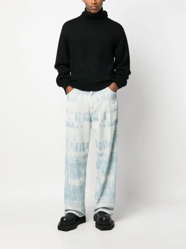 CHARLES JEFFREY Slouchy-hood Felted Jumper