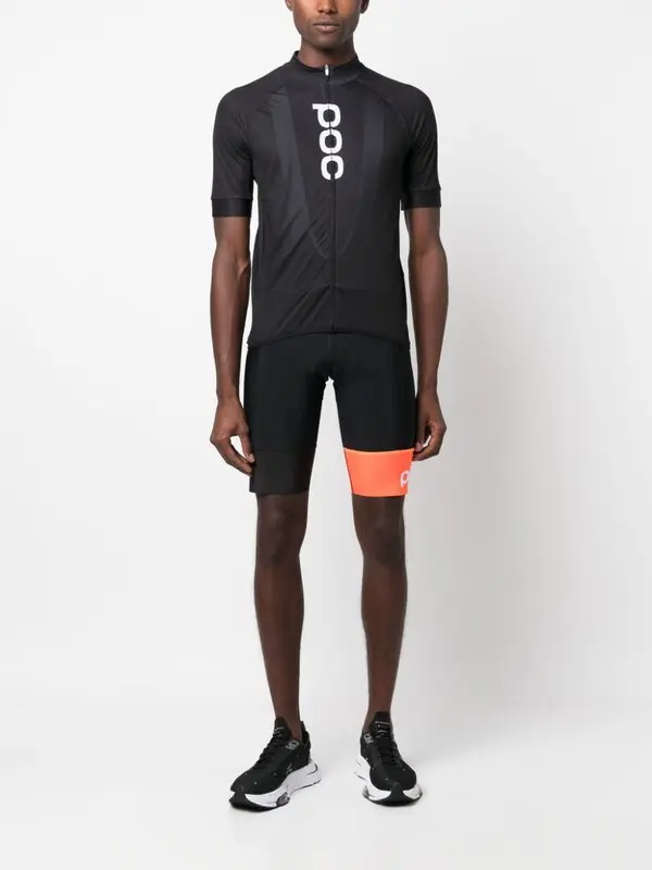 POC Logo-print Zipped Cycling Top