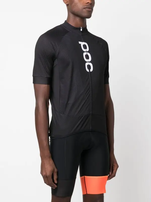 POC Logo-print Zipped Cycling Top