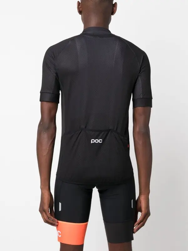 POC Logo-print Zipped Cycling Top
