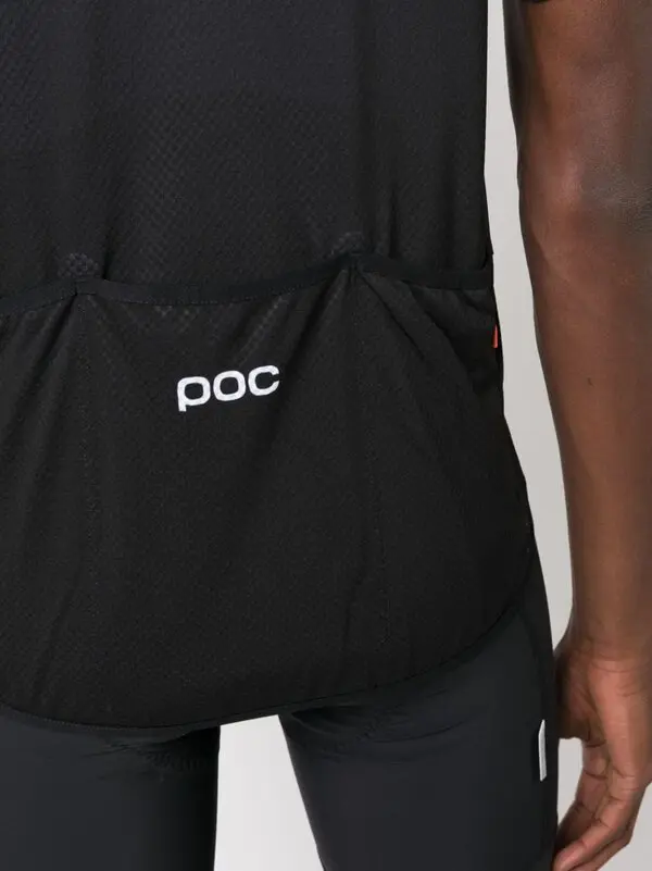 POC Logo-print Zipped Cycling Top