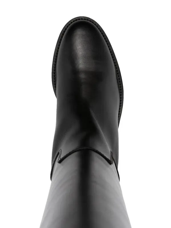 VIA ROMA 15 Buckle-detail Knee-high Boots