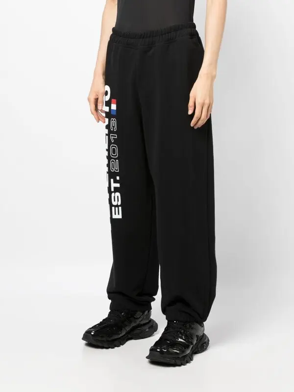 Vetements Flag-logo Print Track Pants