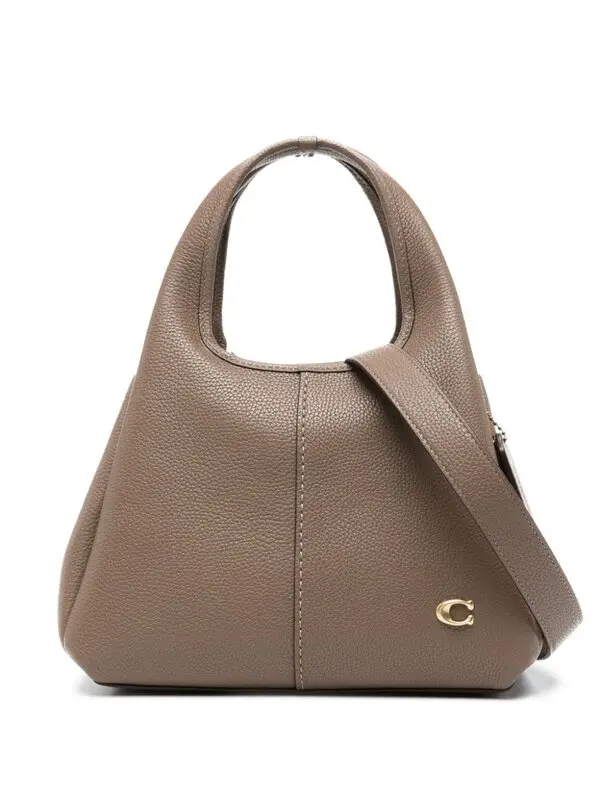 COACH Lana Pebbled-leather Tote - Brown