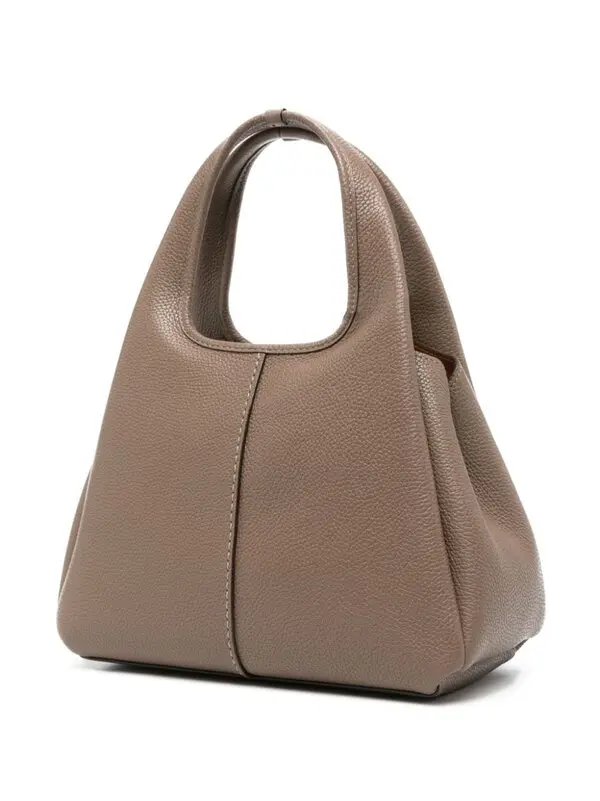 COACH Lana Pebbled-leather Tote - Brown