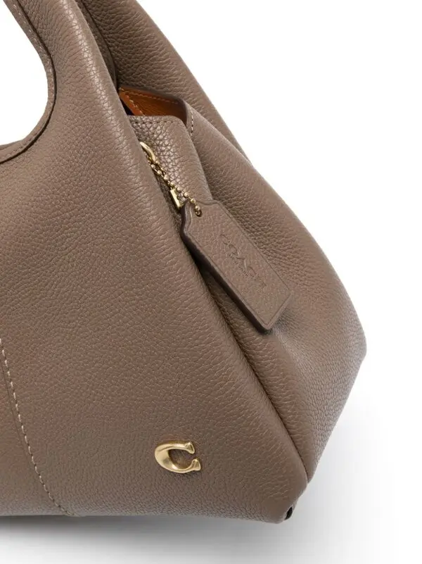 COACH Lana Pebbled-leather Tote - Brown