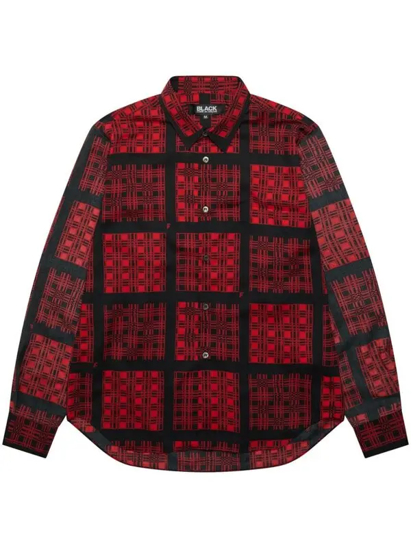 Comme Des Garçons Check-print Shirt