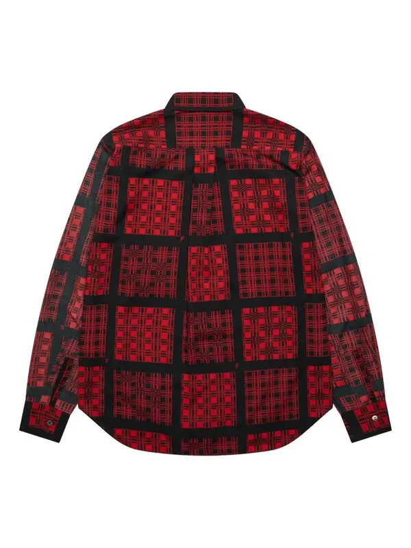 Comme Des Garçons Check-print Shirt