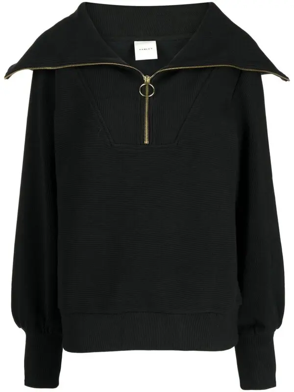 Varley Oversized Collar Ribbed Pullover