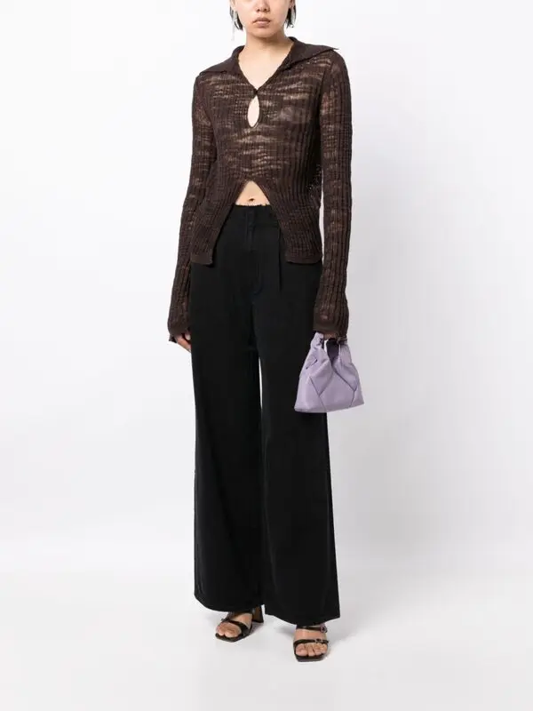 SLVRLAKE Taylor Wide-leg Jeans - Black