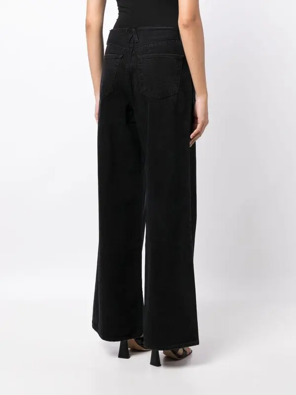 SLVRLAKE Taylor Wide-leg Jeans - Black