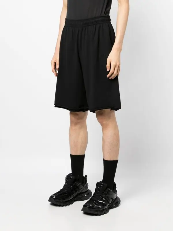 Vetements Logo-embroidered Jersey Shorts