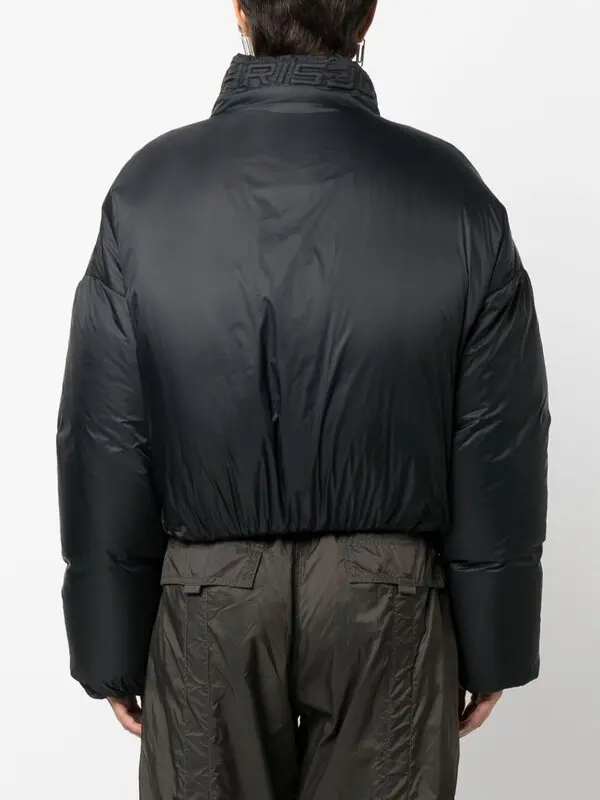 Khrisjoy Zipped Cropped Jacket - Black