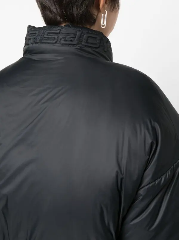 Khrisjoy Zipped Cropped Jacket - Black