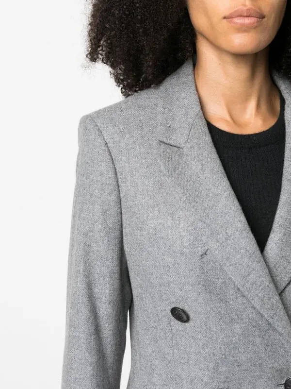 Rag & Bone Double-breasted Virgin Wool-blend Blazer