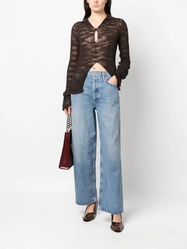 AGOLDE High-rise Straight-leg Jeans