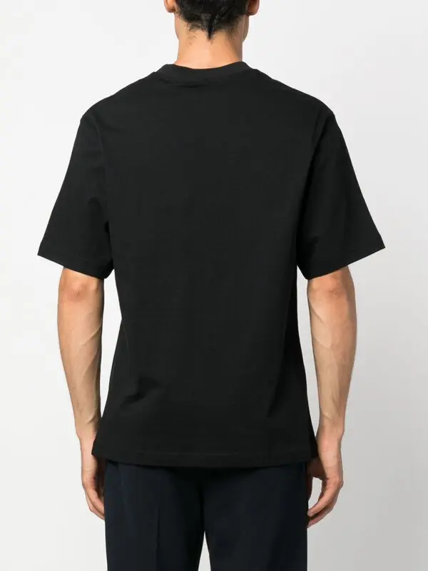 Axel Arigato Embroidered-motif Short-sleeve T-shirt - Black