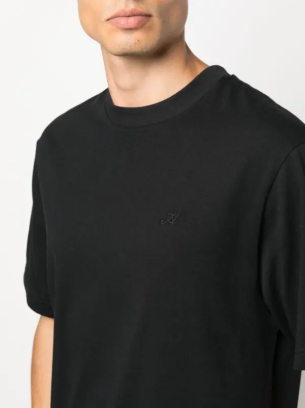 Axel Arigato Embroidered-motif Short-sleeve T-shirt - Black