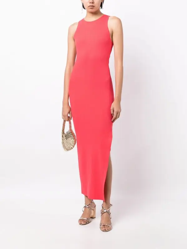 michael kors ribbed stretch knit halter dress Michael Kors Ribbed Stretch Knit Halter Dress