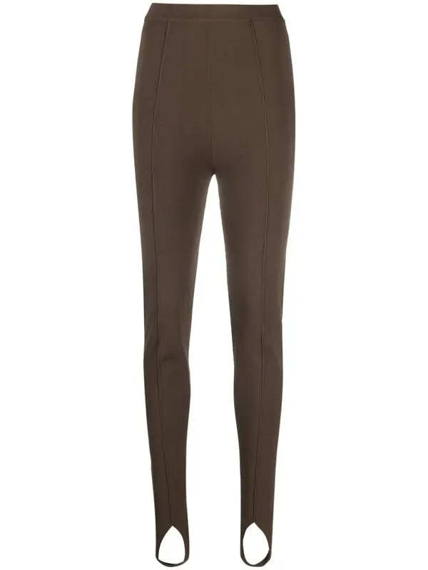 Nanushka Stirrup-cuffs High-waisted Leggings